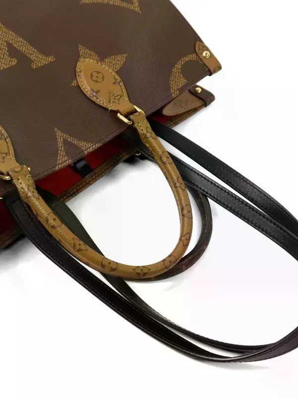 LOUIS VUITTON Giant Monogram On The Go Tote Bag - Brown
