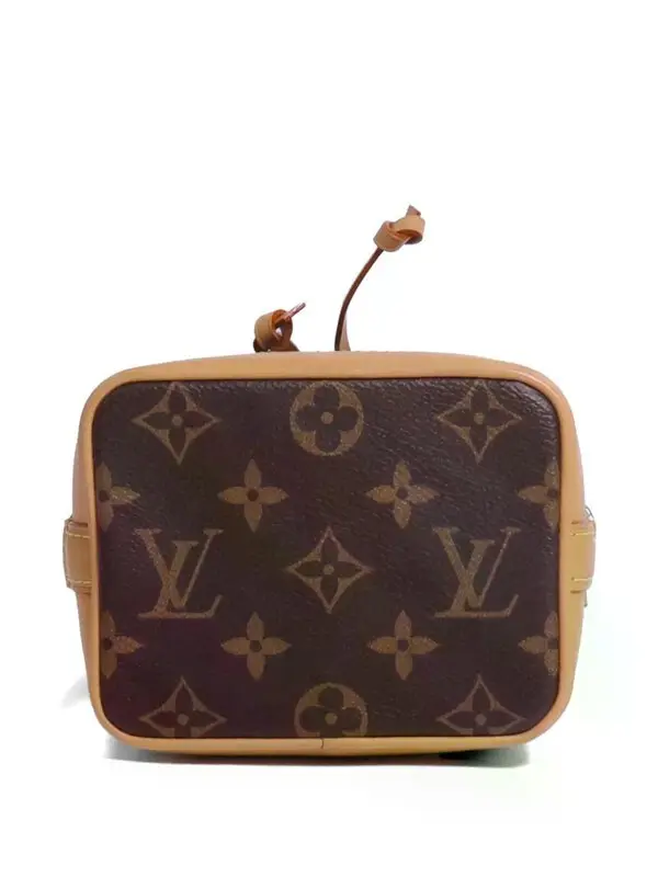 LOUIS VUITTON Nano Noe Monogram Canvas Bucket Bag