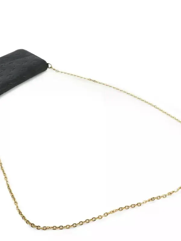 LOUIS VUITTON Felicie Pochette Shoulder Bag - Black
