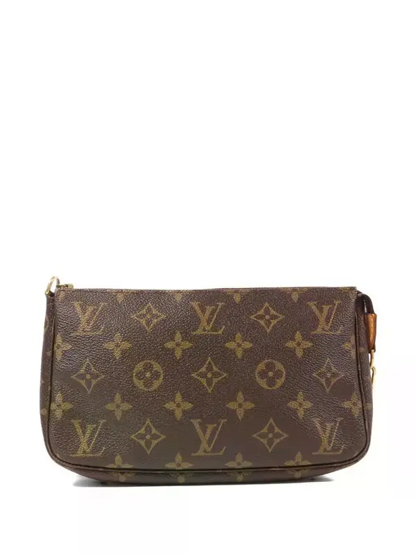 LOUIS VUITTON Monogram Pochette Shoulder Bag - Brown
