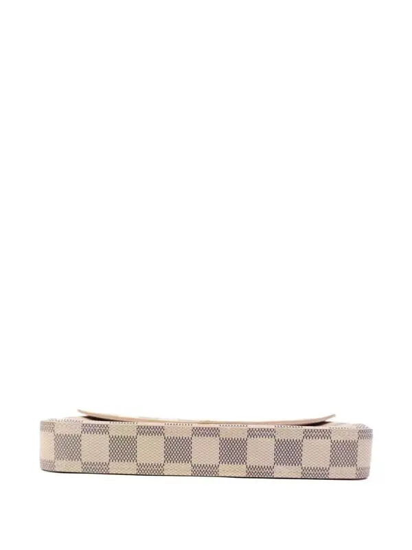 LOUIS VUITTON Felicie Pochette Damier Azur Tote Bag - Neutrals