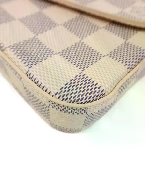 LOUIS VUITTON Felicie Pochette Damier Azur Tote Bag - Neutrals