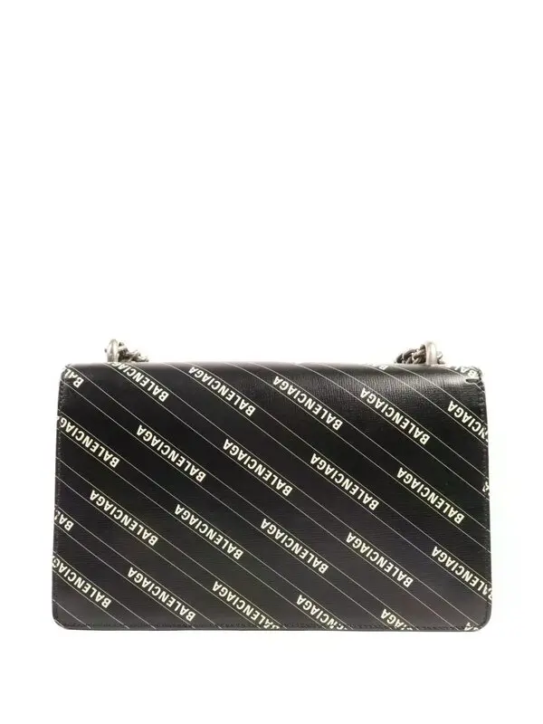 Gucci X Balenciaga Dionysus Leather Shoulder Bag - Black