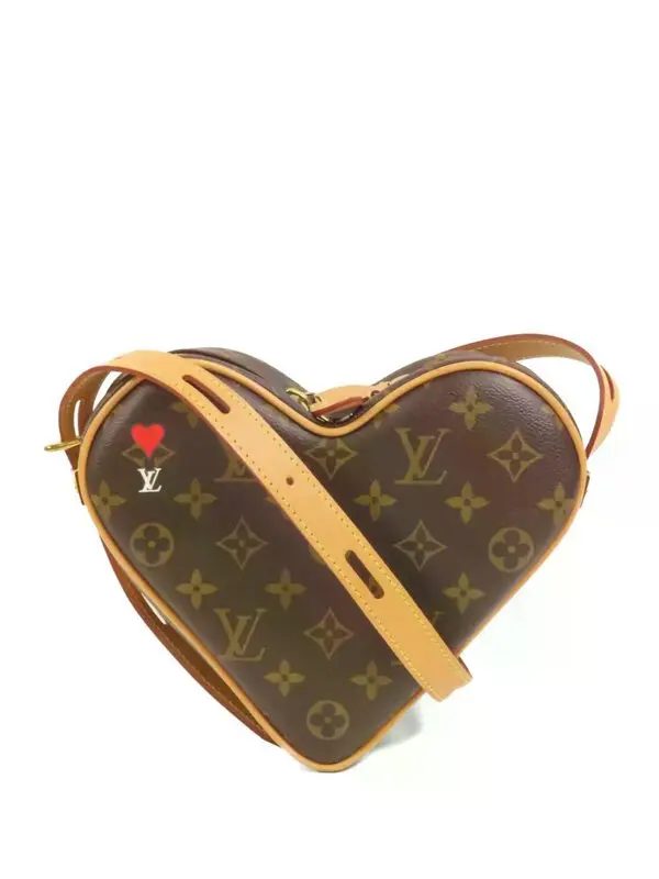 LOUIS VUITTON Monogram Heart Shaped Shoulder Bag