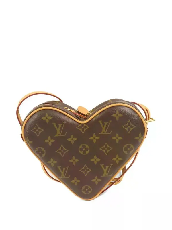 LOUIS VUITTON Monogram Heart Shaped Shoulder Bag