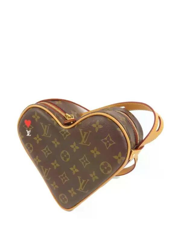 LOUIS VUITTON Monogram Heart Shaped Shoulder Bag