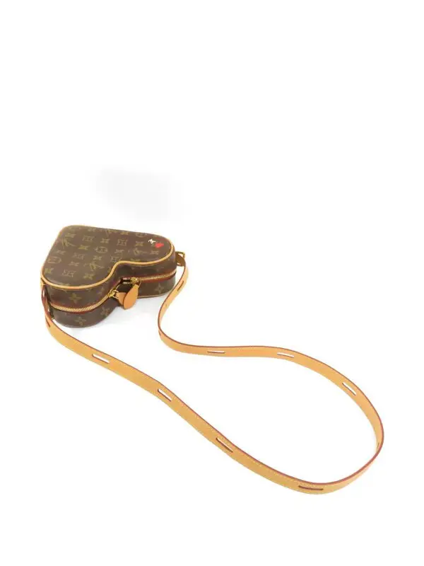 LOUIS VUITTON Monogram Heart Shaped Shoulder Bag