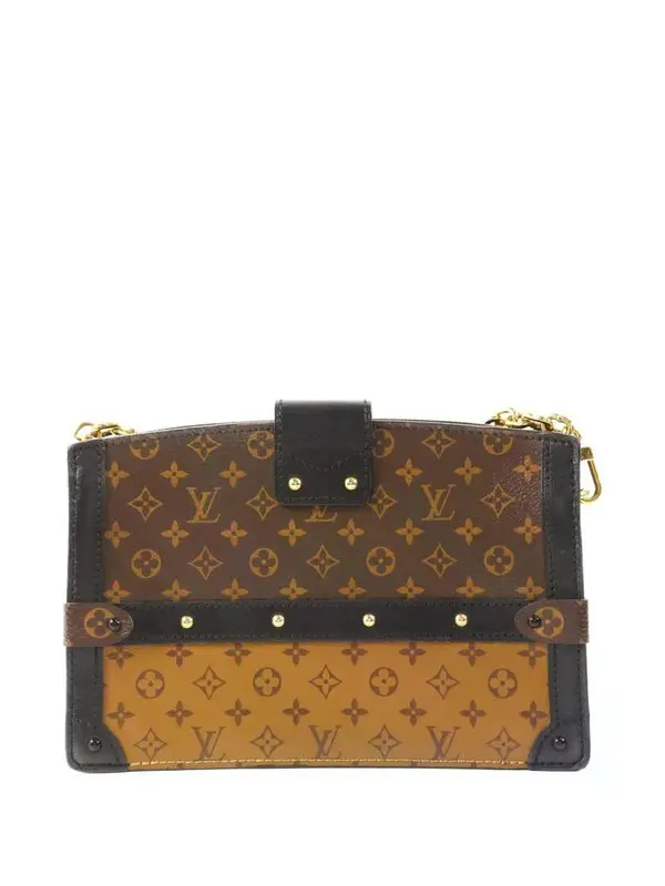 LOUIS VUITTON Trunk Monogram Clutch Bag - Brown