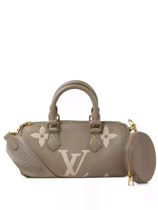 LOUIS VUITTON Monogram Empreinte Papillon Handbag - Neutrals