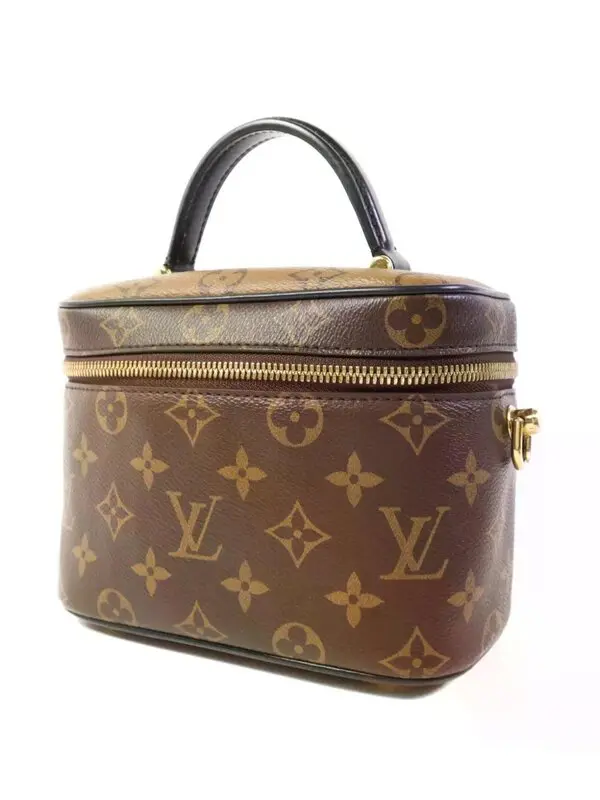 LOUIS VUITTON Monogram Reverse Vanity Handbag - Brown