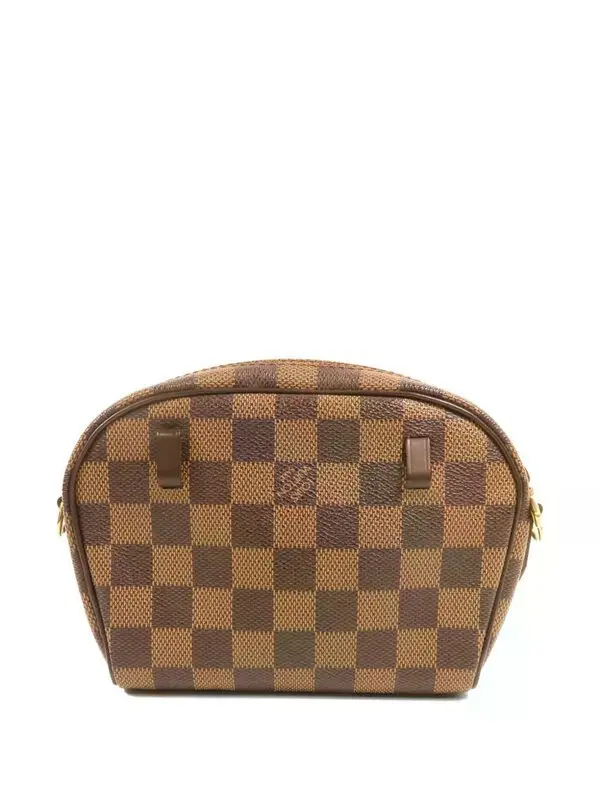 LOUIS VUITTON Pochette Ipanema Damier Ebene Canvas Clutch Bag