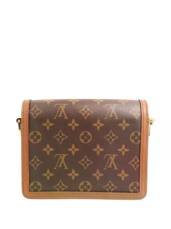 LOUIS VUITTON Dauphine Monogram Reverse Mini Shoulder Bag - Brown