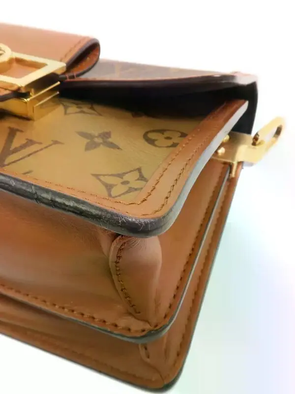 LOUIS VUITTON Dauphine Monogram Reverse Mini Shoulder Bag - Brown