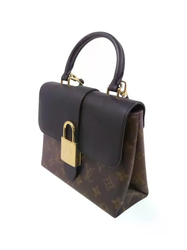 LOUIS VUITTON Monogram Canvas Locky Bb Handbag - Brown