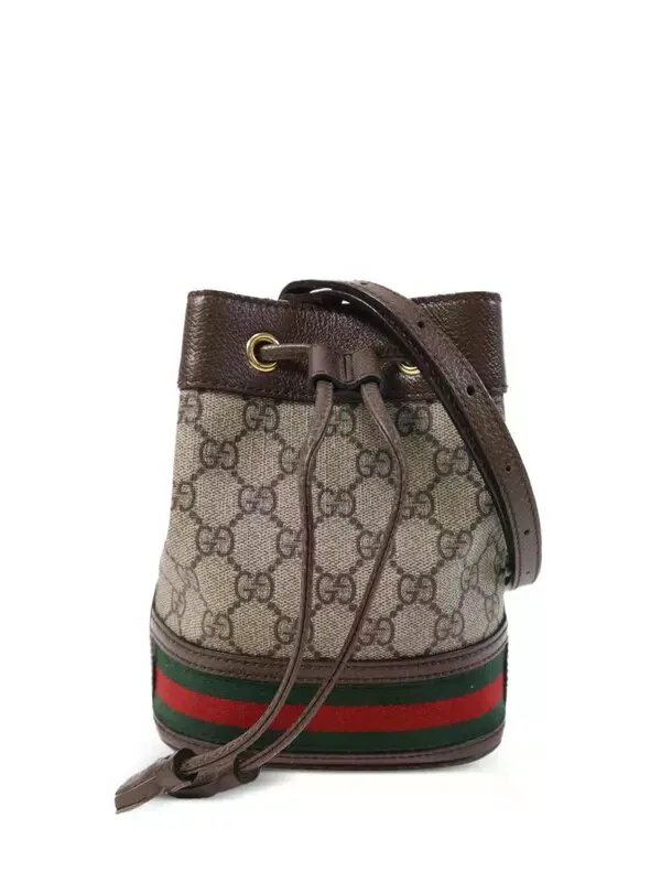 Gucci Ophidia Gg Bucket Bag - Neutrals