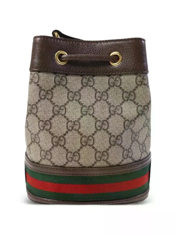 Gucci Ophidia Gg Bucket Bag - Neutrals
