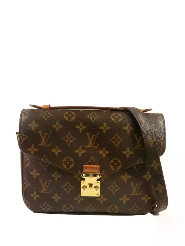 LOUIS VUITTON Monogram Pochette Metis Crossbody Bag - Brown