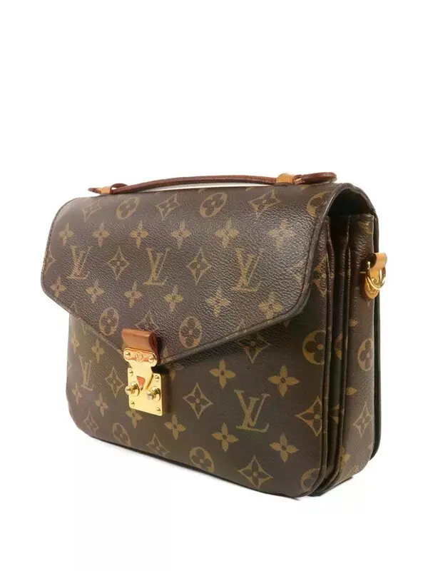 LOUIS VUITTON Monogram Pochette Metis Crossbody Bag - Brown