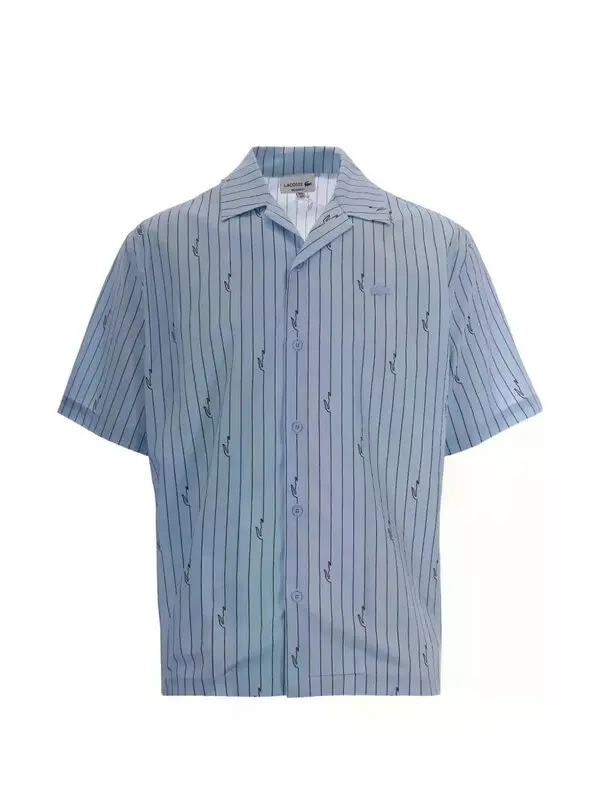 Lacoste Stripe-print Short-sleeve Shirt