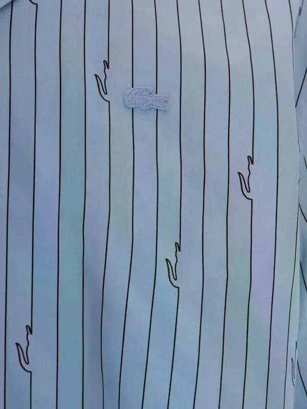 Lacoste Stripe-print Short-sleeve Shirt