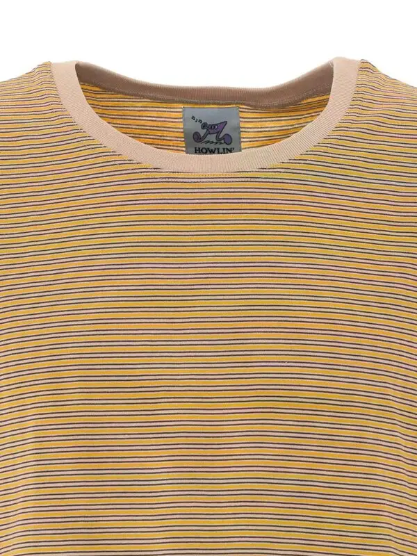 Howlin' Striped Cotton T-shirt