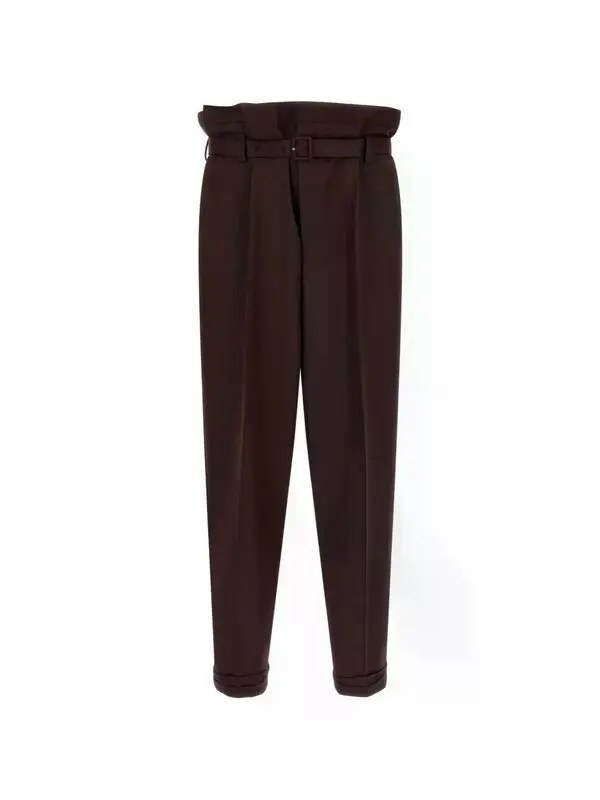 Saint Laurent Belted Paper-bag Waist Trousers