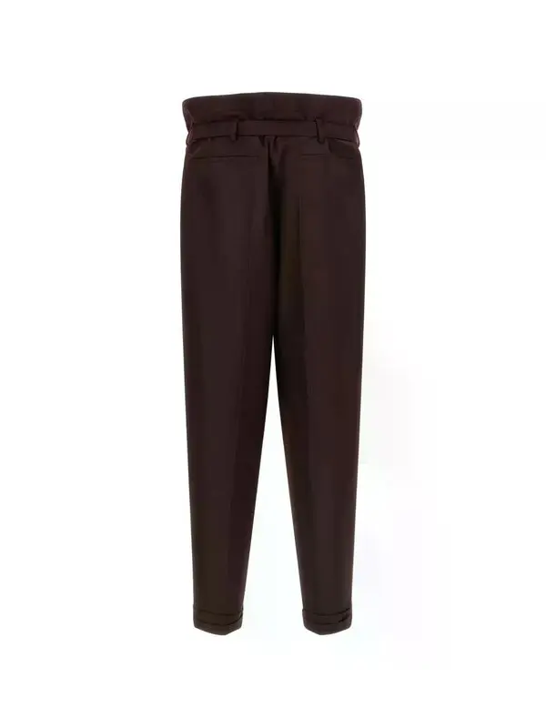 Saint Laurent Belted Paper-bag Waist Trousers