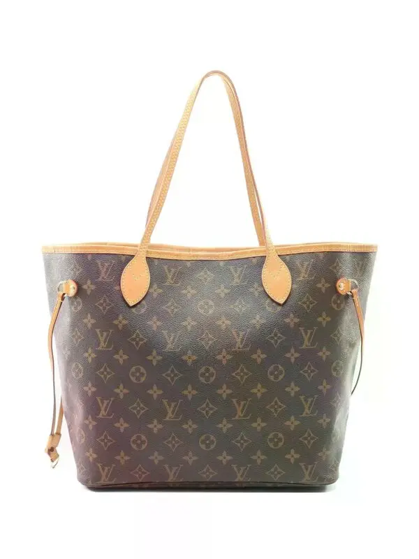 LOUIS VUITTON Monogram Canvas Neverfull Mm Tote Bag - Brown