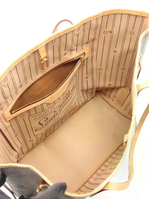 LOUIS VUITTON Monogram Canvas Neverfull Mm Tote Bag - Brown