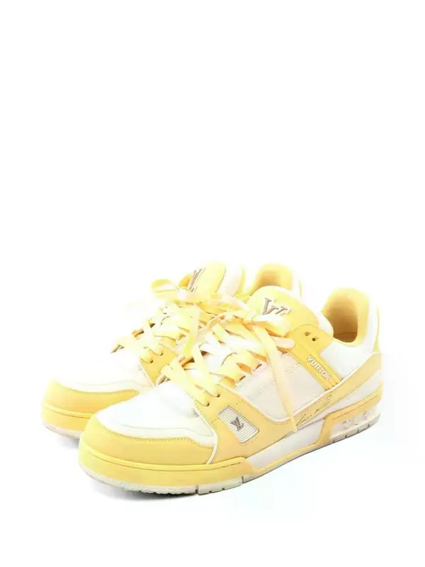 LOUIS VUITTON 2024 Trainer Line Sneakers - Yellow