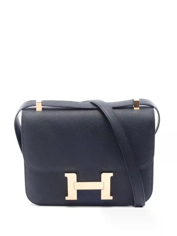 Hermès 24 Constance Shoulder Bag - Black
