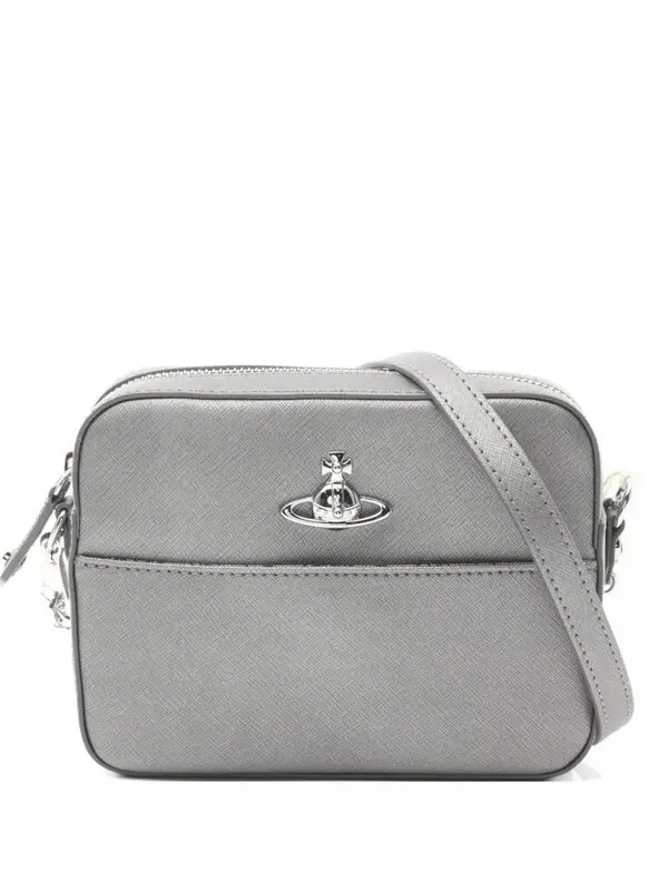 VIVIENNE WESTWOOD Orb Saffiano Camera Shoulder Bag - Grey