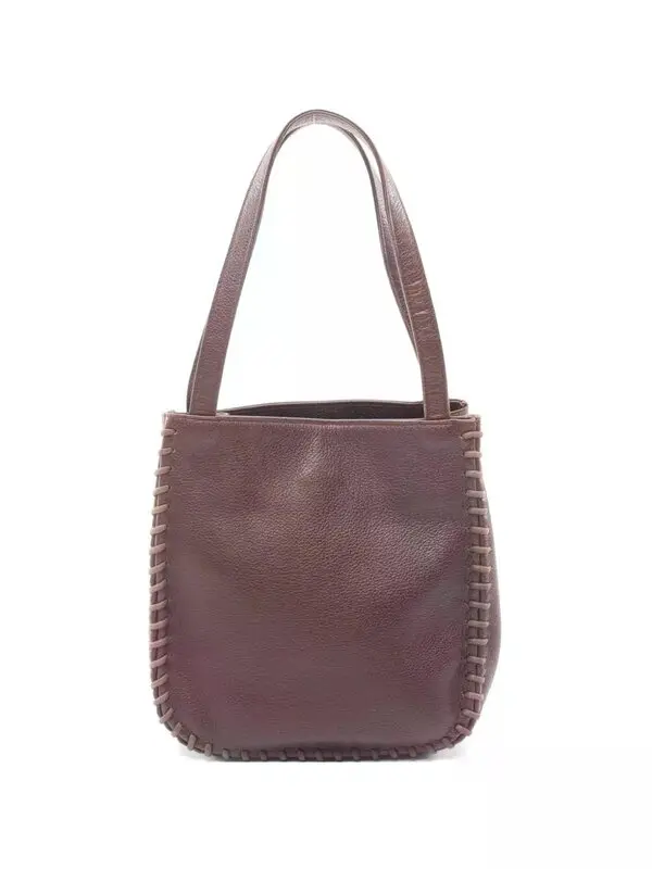 Saint Laurent Whipstitch Leather Handbag