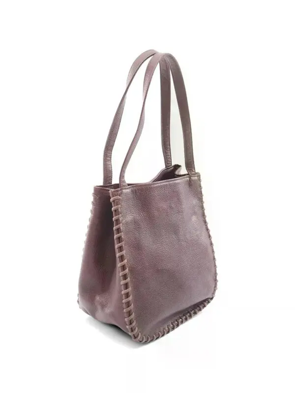 Saint Laurent Whipstitch Leather Handbag