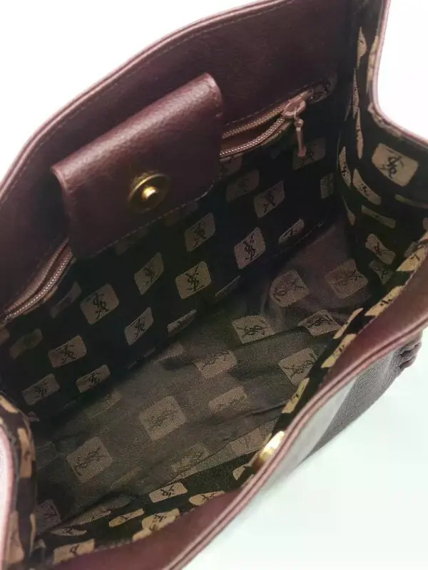 Saint Laurent Whipstitch Leather Handbag