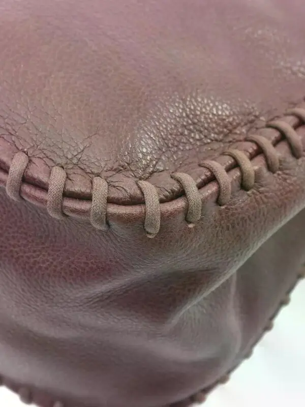 Saint Laurent Whipstitch Leather Handbag