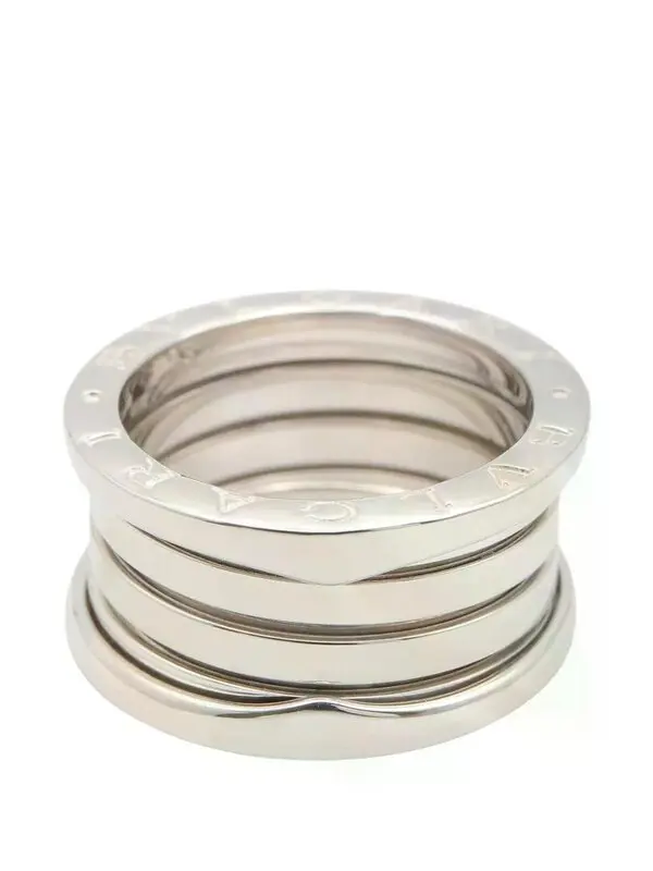 BVLGARI 18k White Gold B.zero1 4-band Ring