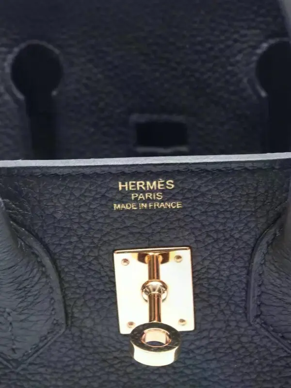 Hermès 2022 Birkin 25 Tote Bag - Black