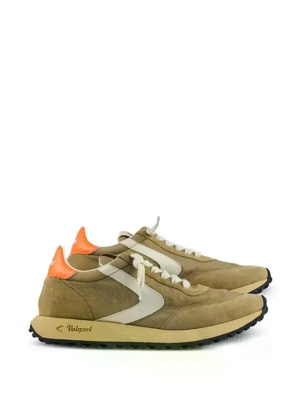 VALSPORT Panelled Logo-patch Sneakers - Green