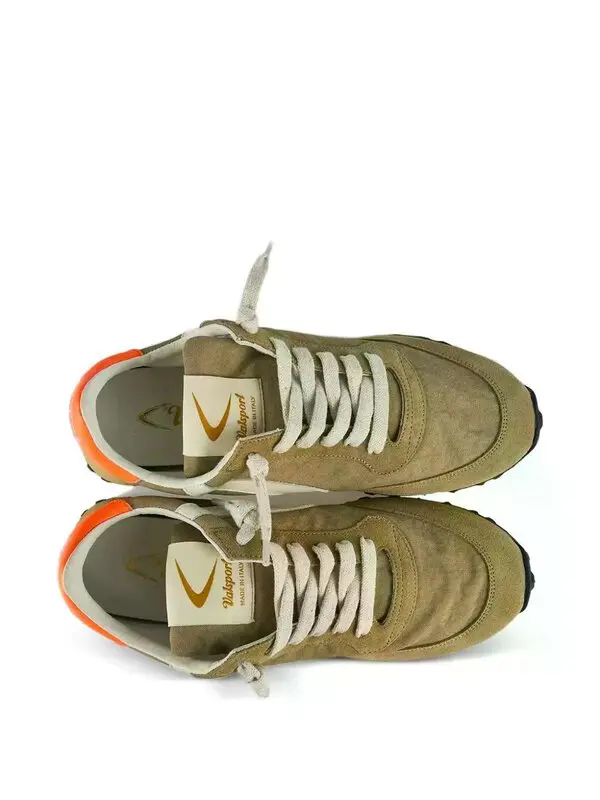 VALSPORT Panelled Logo-patch Sneakers - Green