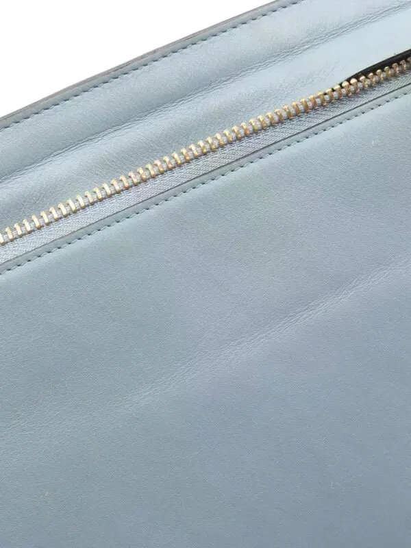 Loewe 2000s Leather Shoulder Bag - Blue