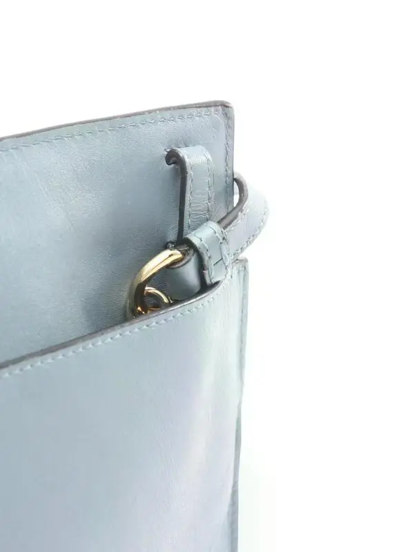 Loewe 2000s Leather Shoulder Bag - Blue