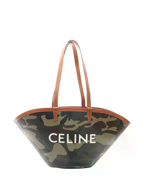 Celine Camouflage Print Shoulder Bag