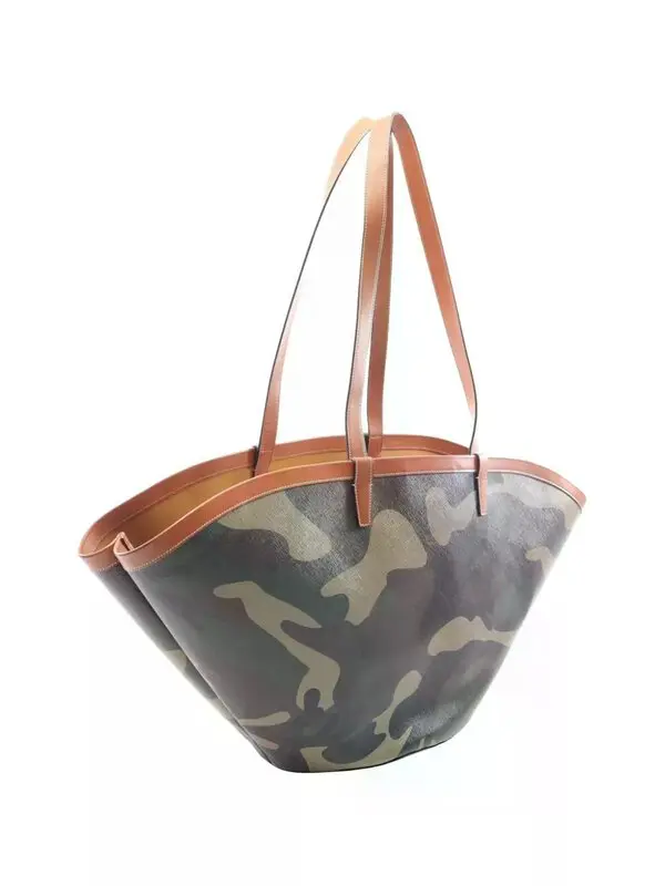 Celine Camouflage Print Shoulder Bag