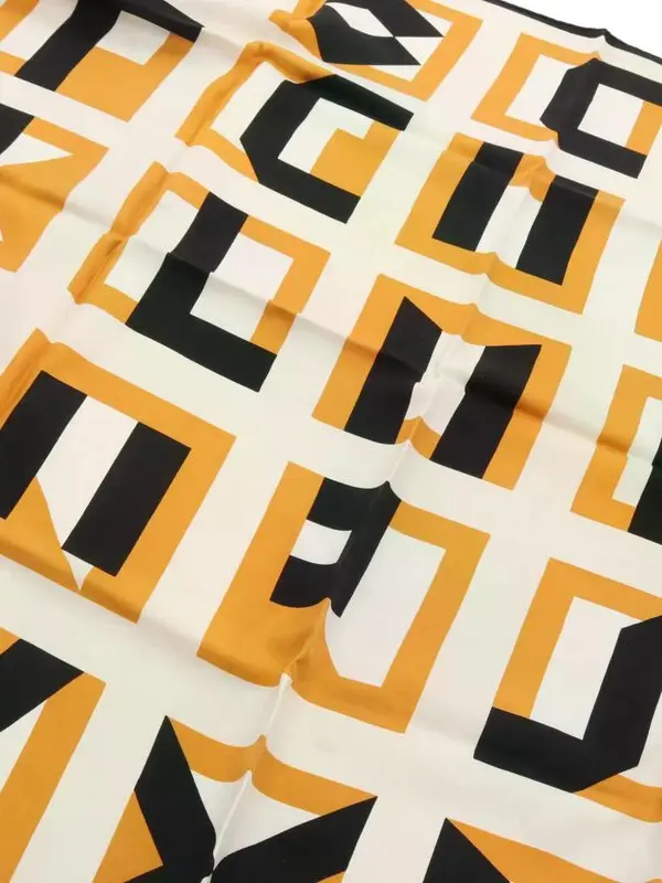 Hermès 2000s Lettres Au Carré Scarf