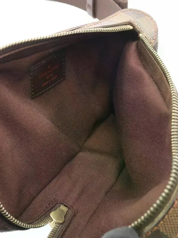 LOUIS VUITTON Geronimos Damier Ebene Belt Bag - Brown