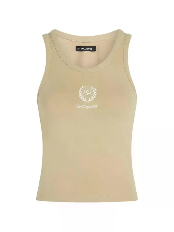 Karl Lagerfeld Logo Detail Tank Top