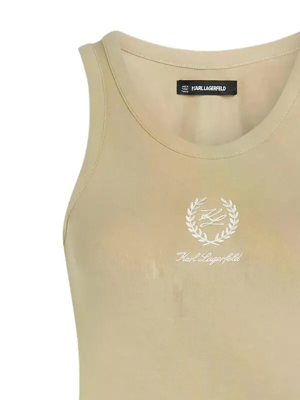 Karl Lagerfeld Logo Detail Tank Top
