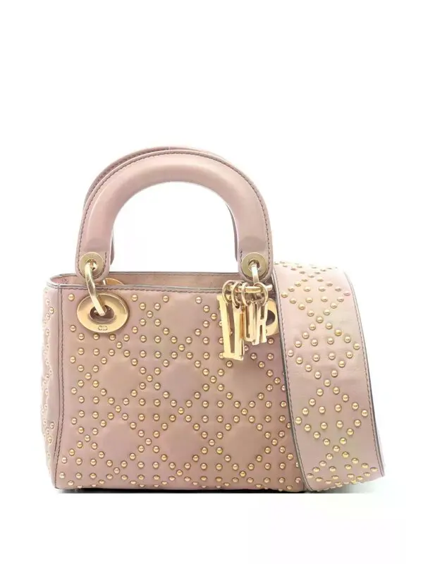 Dior Lady Mini Tote Bag - Pink