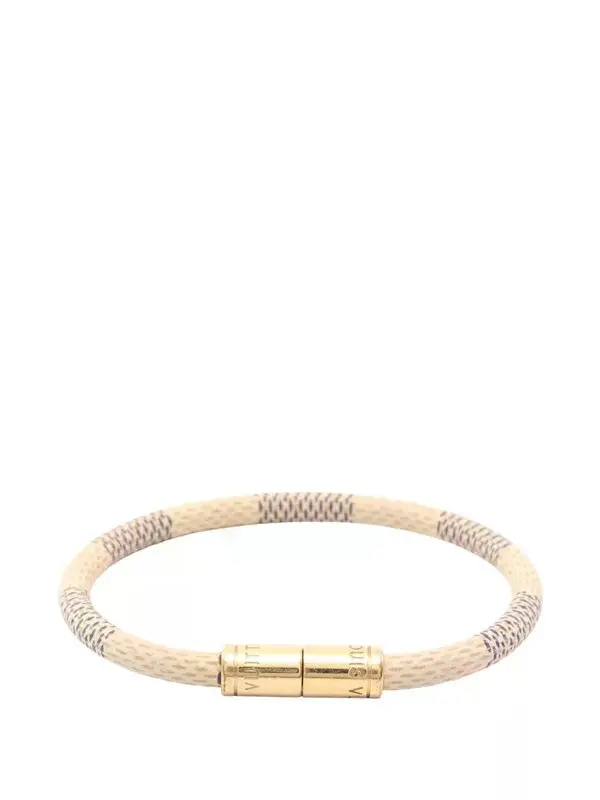 LOUIS VUITTON Keep It Damier Azur Bracelet - Neutrals